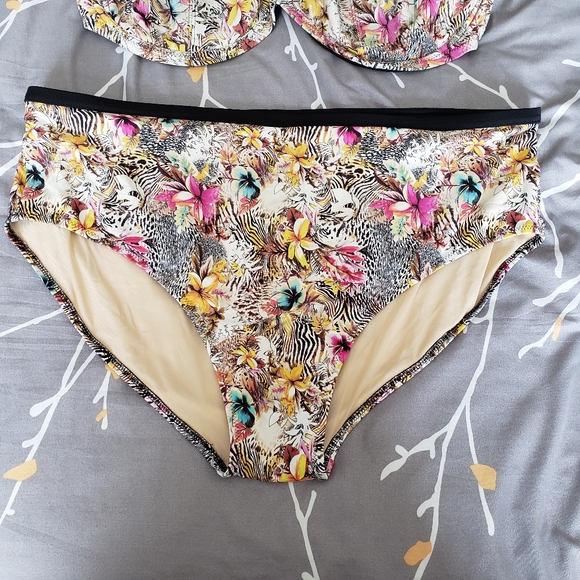 Elomi | Swim | Beautiful Elomi Tropical Floral Print Swim Set | Poshmark